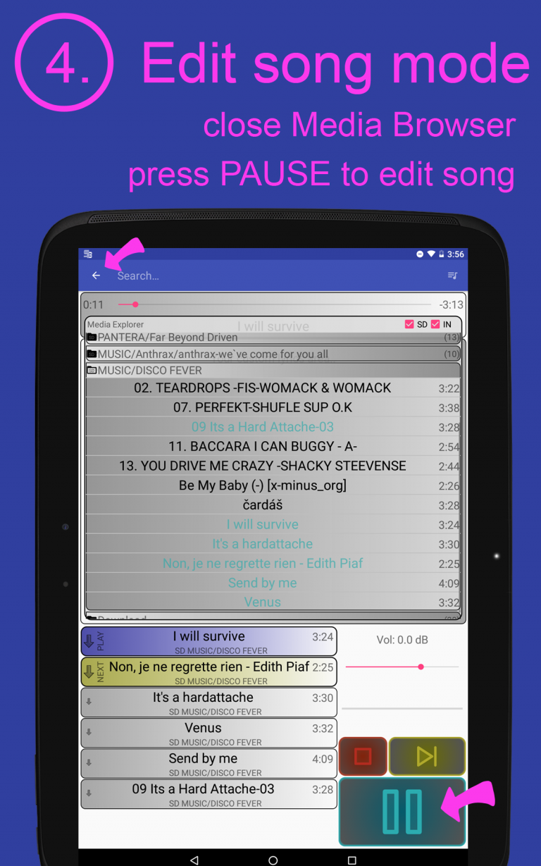 Backing Track Player – StageBaxx